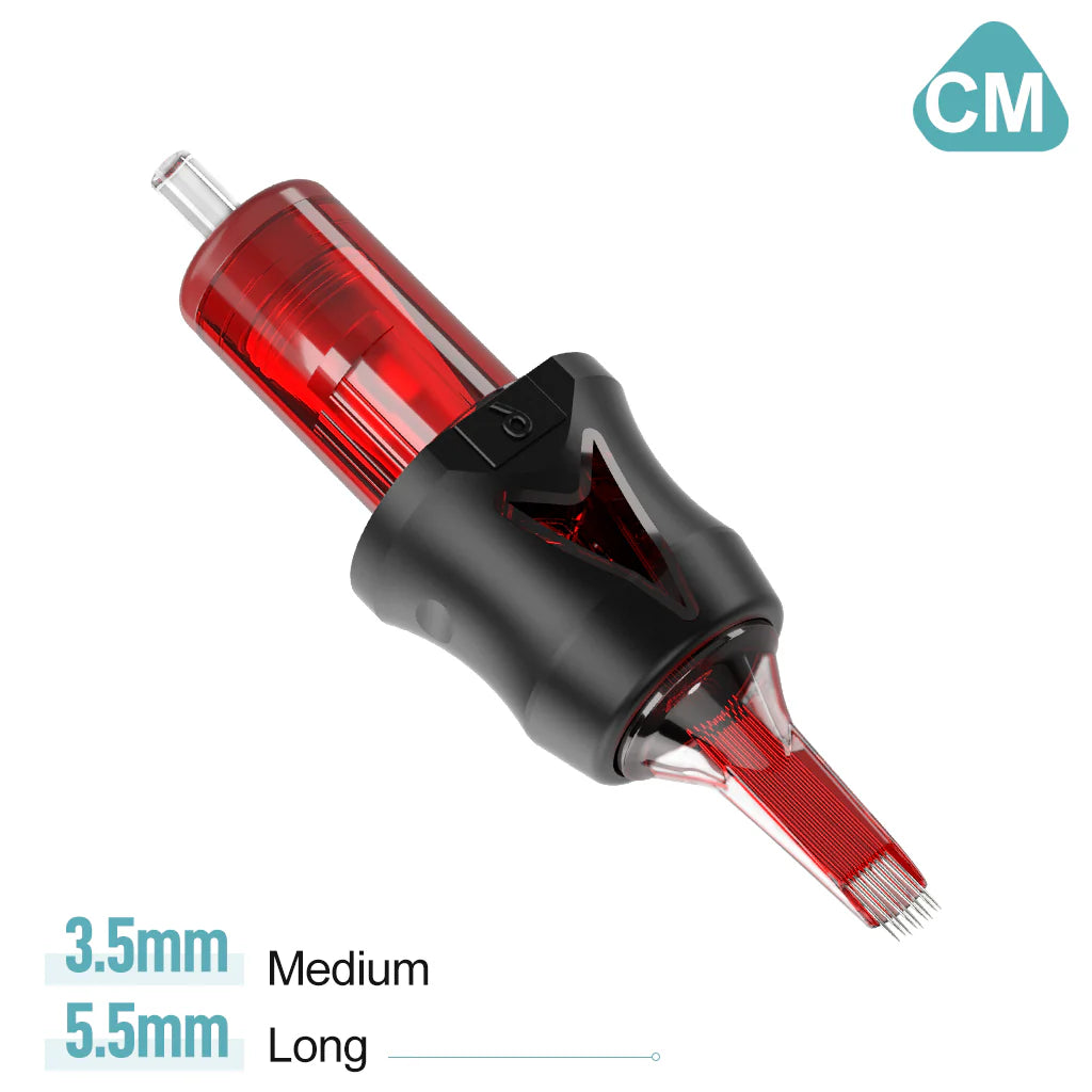 OG Red Arrow Curved Magnum (CM/RM) Tattoo Needle Cartridges 20pcs – Inkpro